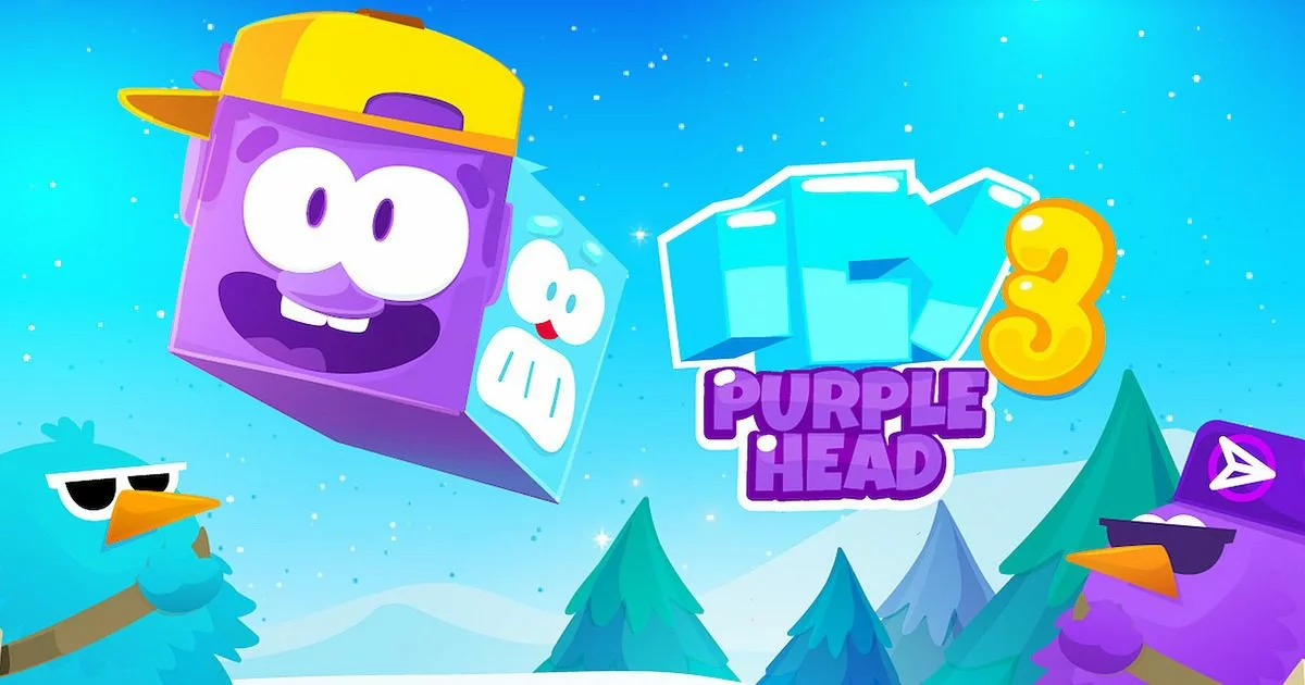 Icy Purple Head 3 - Color Tunnel